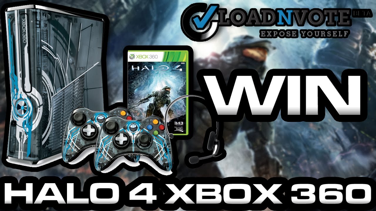 Win an Xbox 360 Limited Edition Halo 4 Console from LoadnVote! - YouTube