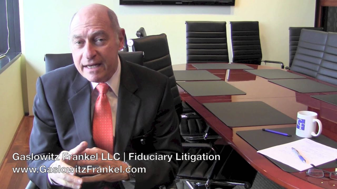 Testimonials for Gaslowitz Frankel | Fiduciary Litigation - YouTube