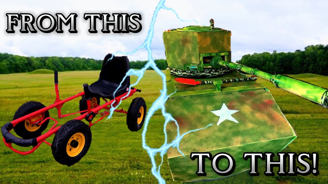 Making a Homemade Tank out of a Mooncar! - YouTube