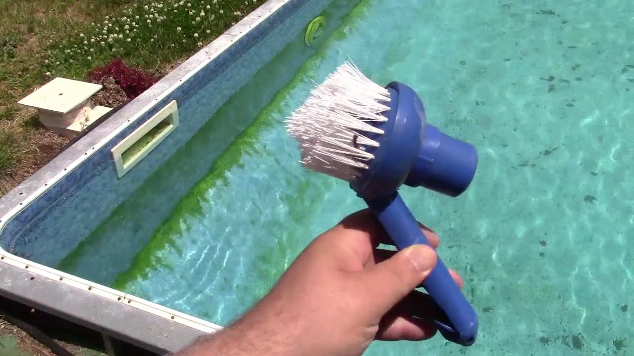Pool Opening 2021, Part 12 - Brushing (And Flossing) Your Pool - YouTube