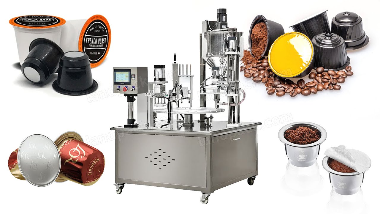 High Speed Espresso Coffee Powder Capsule Filling Sealing Machine - YouTube