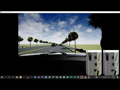 Highway Automated Driving Scenario | MATLAB | Unreal Engine - YouTube