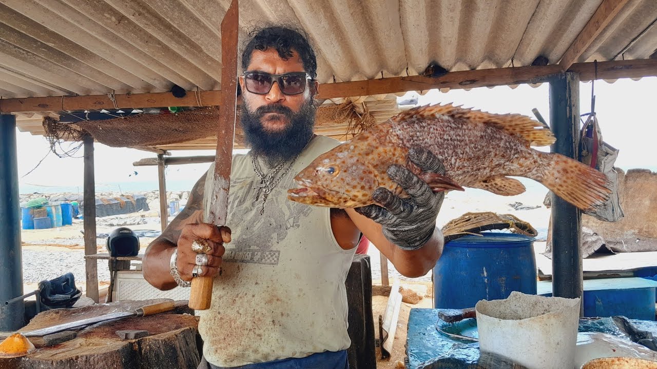 Mr. Ravi is the world's fastest as well as handsome fish cutter - YouTube