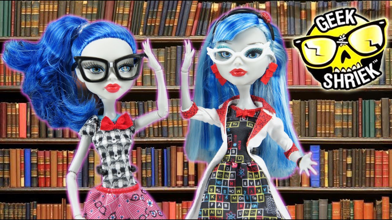 Monster High Geek Shriek Ghoulia Yelps Doll Review and Comparison - YouTube