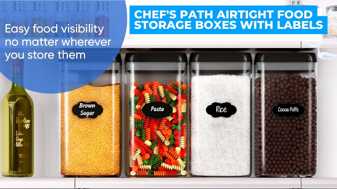 Chef's Path Airtight Food Storage Containers: Easy Food Visibility No ...