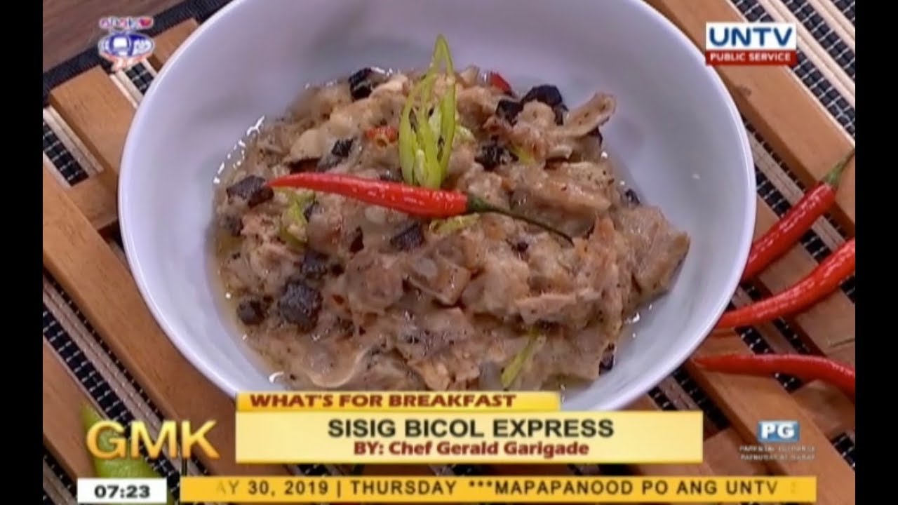 Sisig Bicol Express | What's For Breakfast - YouTube