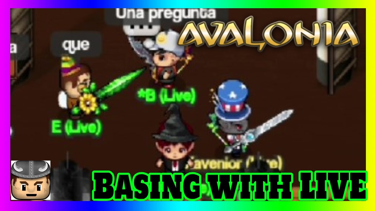 Avalonia Online - Basing with LIVE clan - YouTube