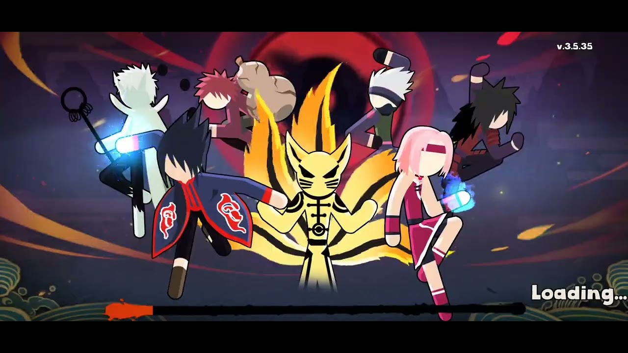 start a new game # stickman shinobi - YouTube