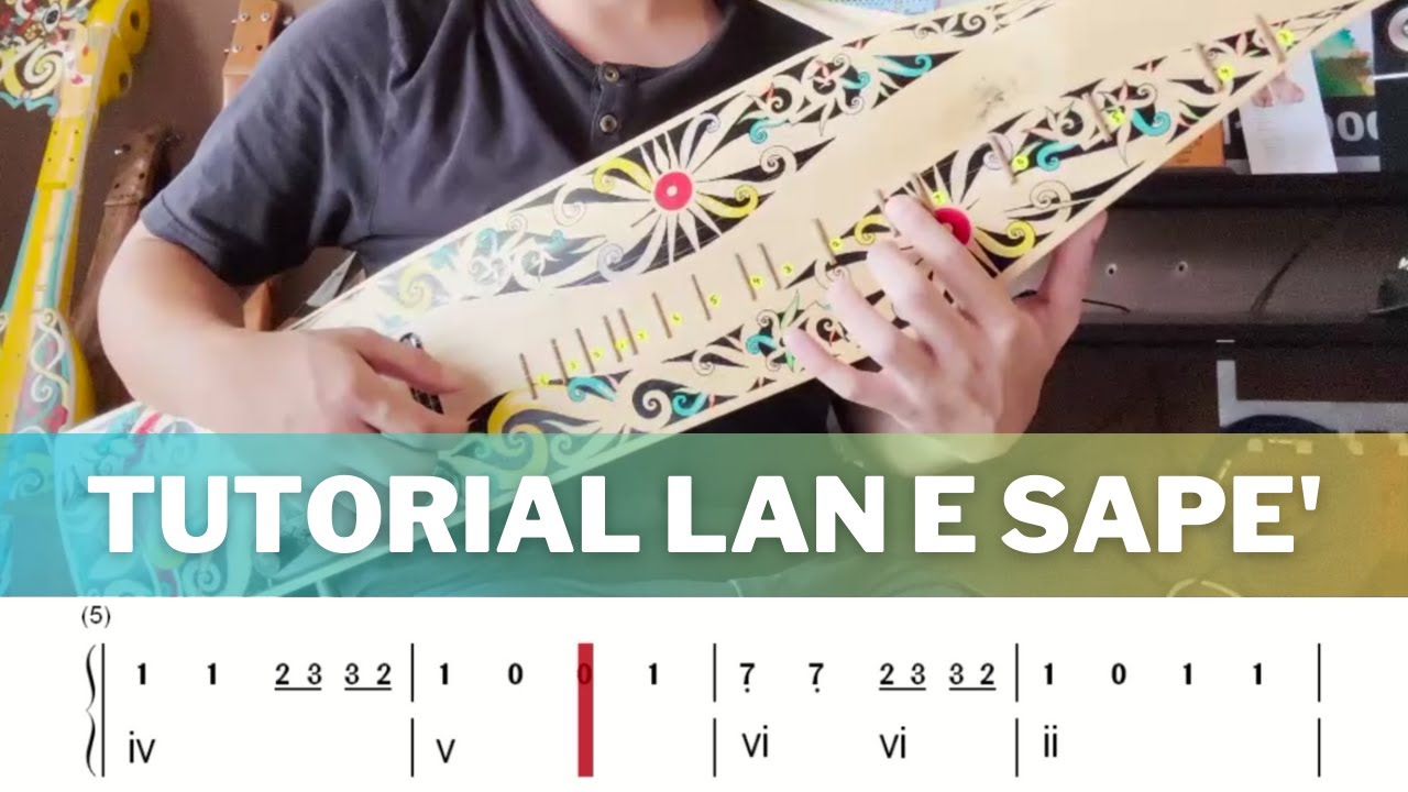 Lan E Sape' (Jerry Kamit) - Sape' Tutorial Beginner - YouTube