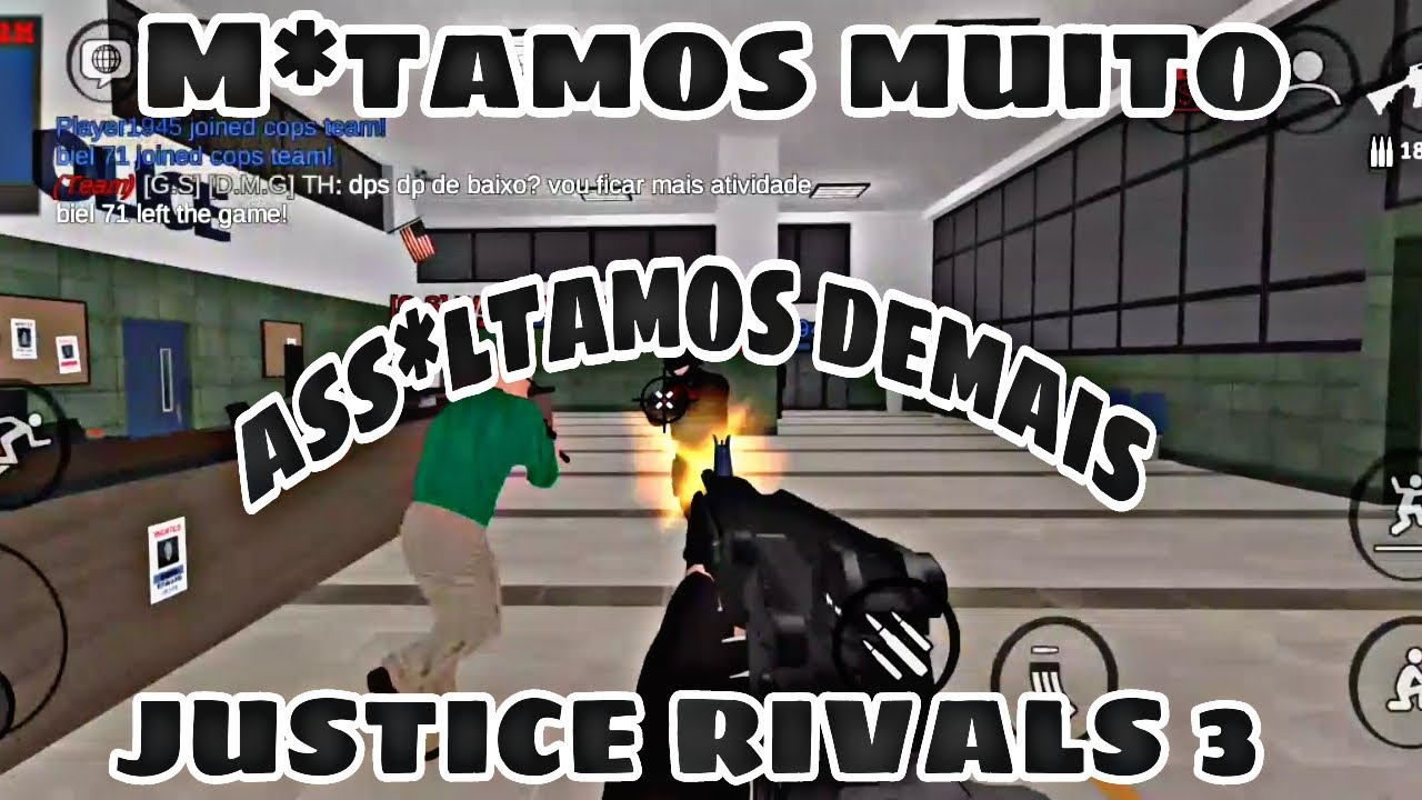 JUSTICE RIVALS 3 - ass*ltamos a delegacia e trocamos tiro com os pm # ...