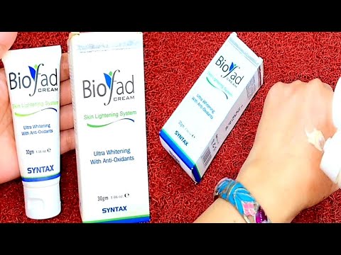 How To Use Biofad Cream. Get Fair, Beautiful, Spotless And Smooth Skin ...