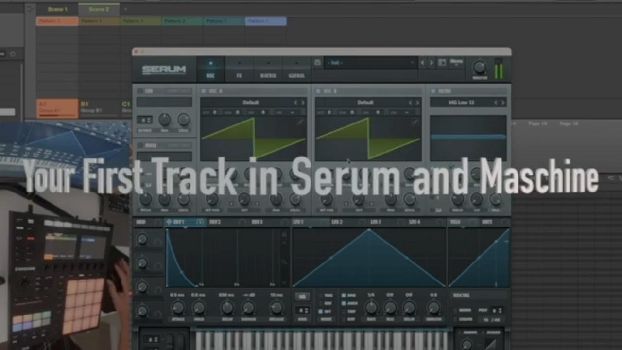 Your First EDM Track in Serum and Maschine MK3 Tutorial - YouTube