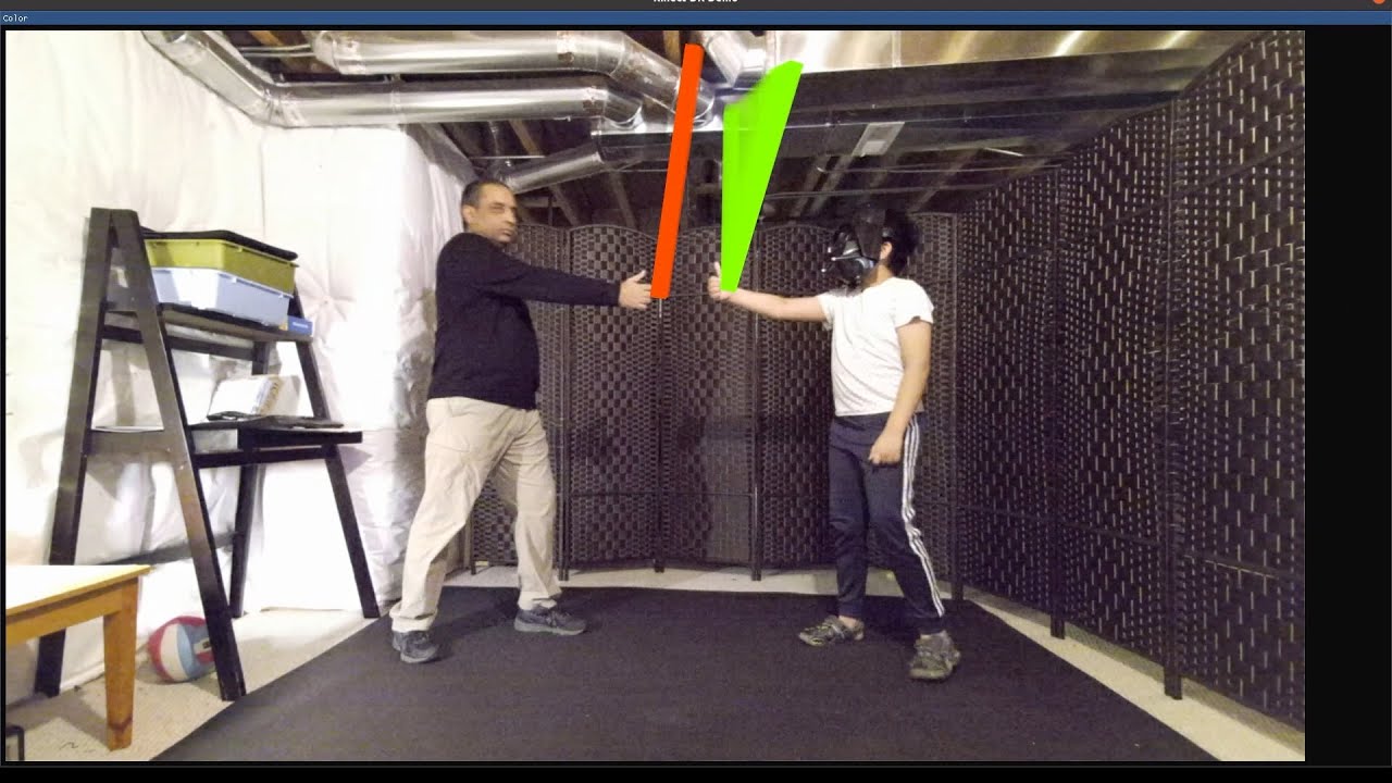 Body tracking with Kinect DK - YouTube