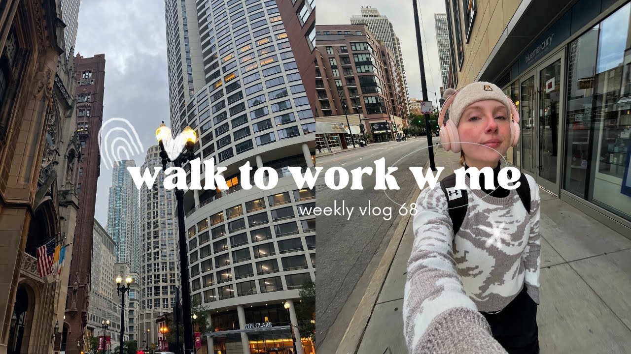 walk to work w me! || weekly vlog 68 ♡ - YouTube