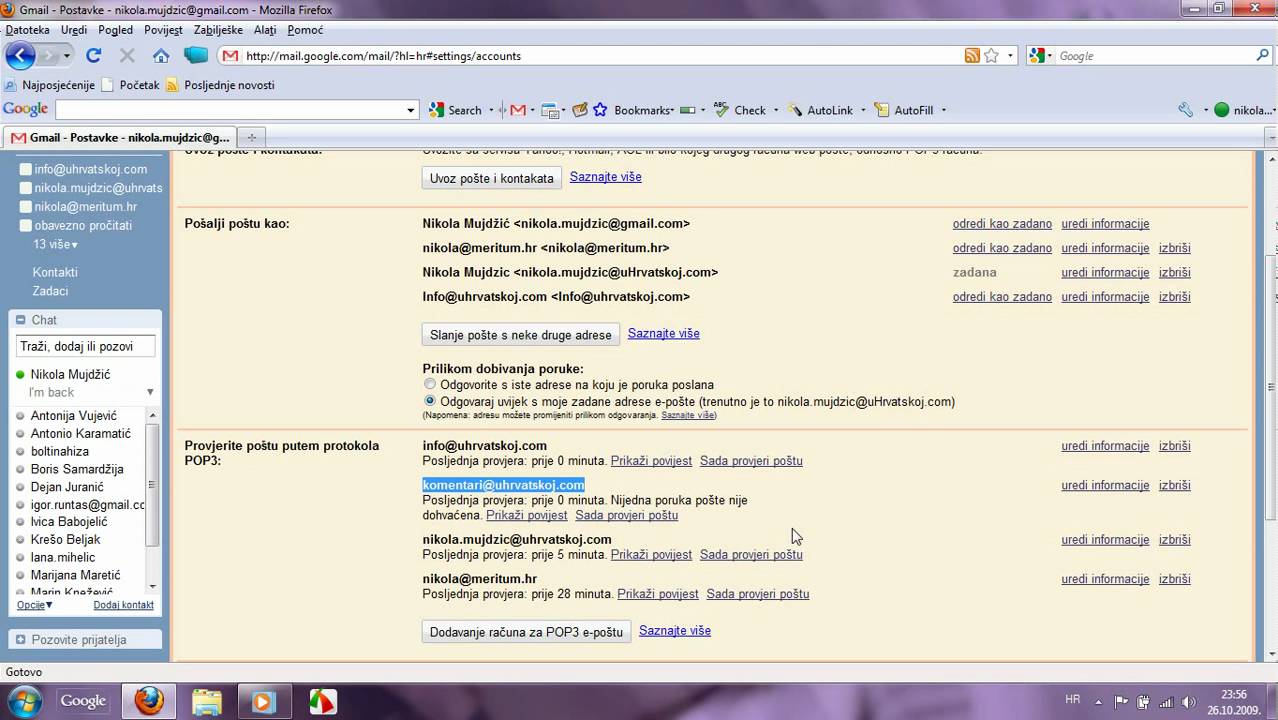 Koristenje gmaila za slanje sluzbenih mailova - YouTube