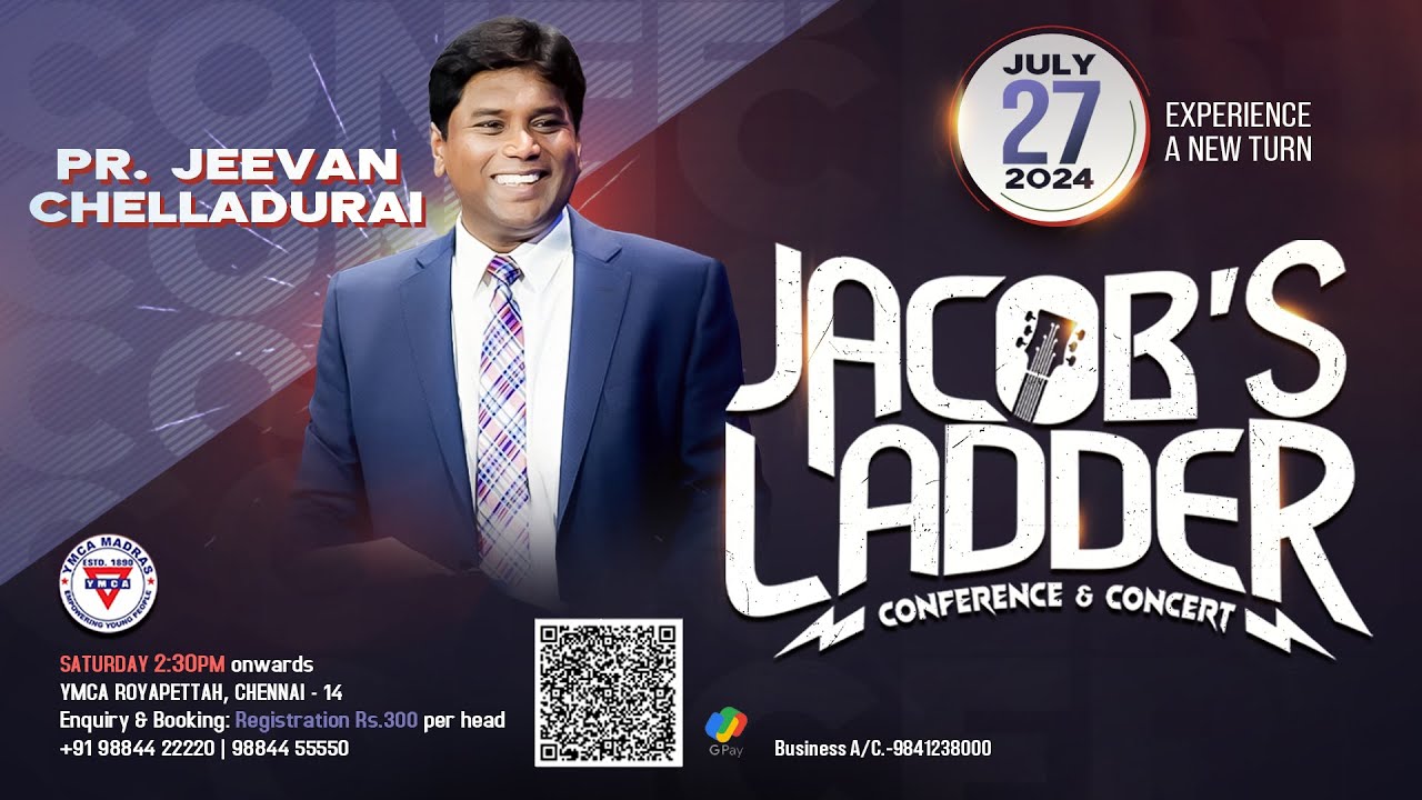 PR. JEEVAN CHELLADURAI | JACOB'S LADDER | CONFERENCE AND CONCERT | PROMO - YouTube