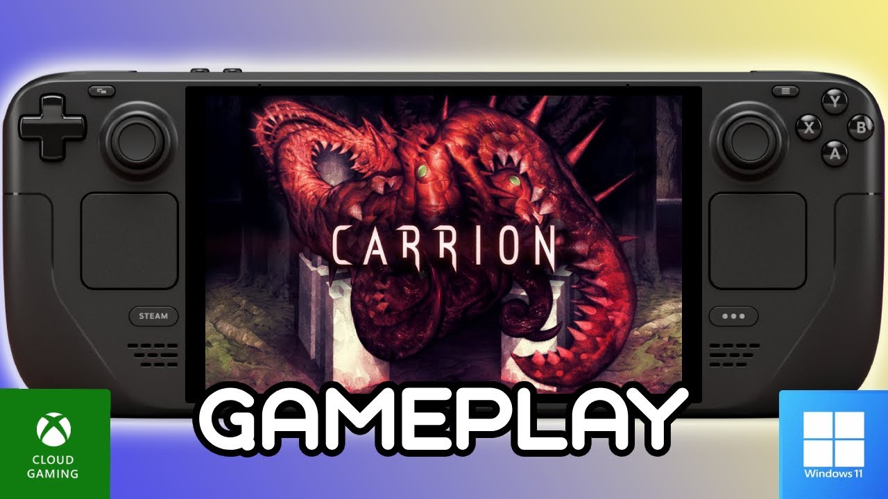Carrion - 20 Minutes of Gameplay [Steam Deck | Win11 | Xbox Cloud ...