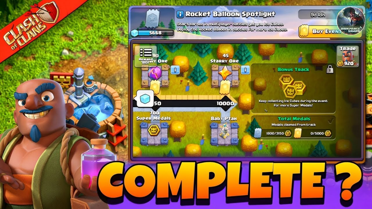 🔴 Coc Live - Super Balloon Spotlight Event | Base visit | Road To 5K ...