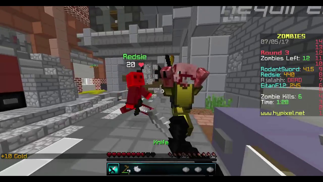 Hypixel Zombies| NEW Prototype Lobby Game - YouTube