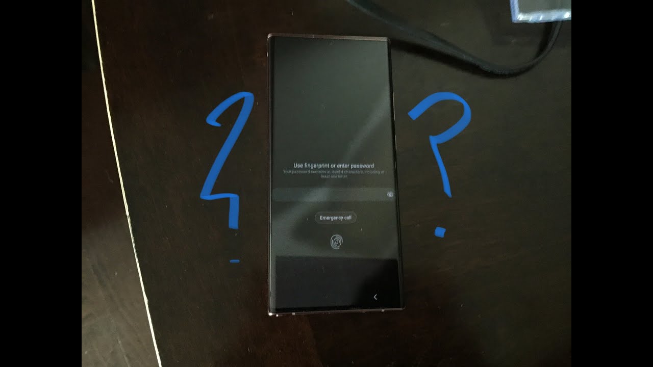 (2021) How to remove a forgotten password of a galaxy note 20/note 20 ...