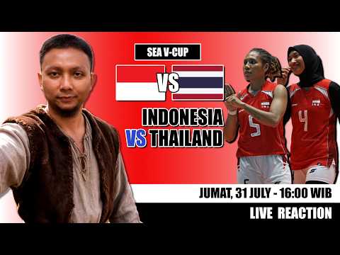 🔴 INDONESIA vs THAILAND, SEA V-CUP WOMEN 2026 LIVE REACTION