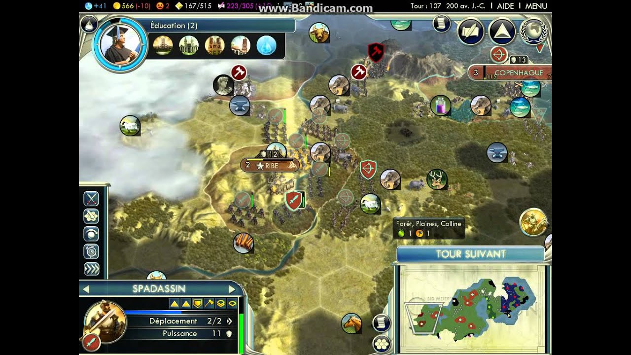 Civ V Aztecs Archer Rush 12 fr - YouTube
