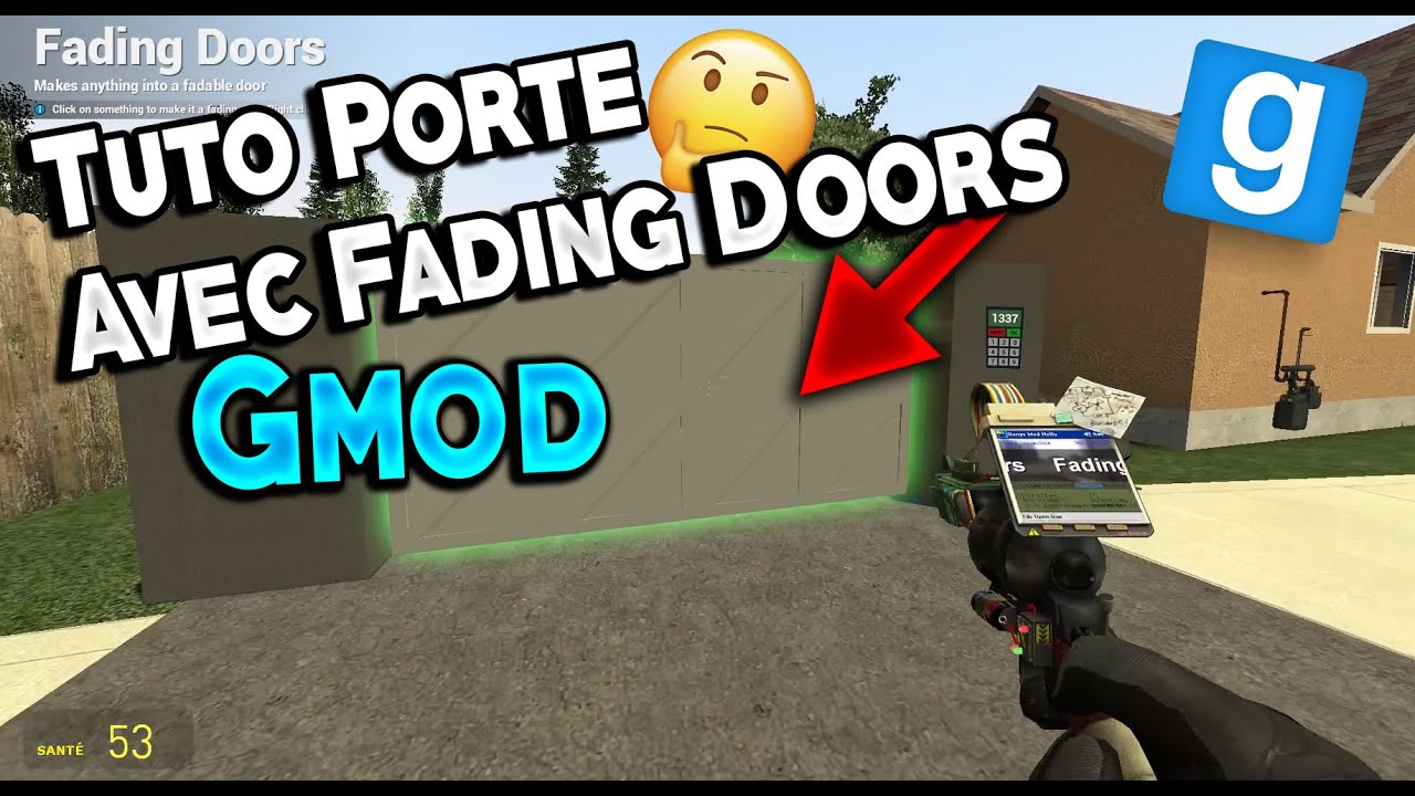 [TUTO] COMMENT FAIRE UNE PORTE GMOD [FR/2022] - YouTube
