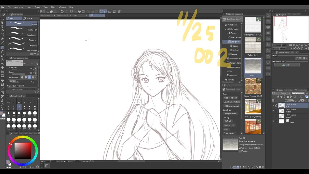 Digital Illustration Practice 002 - YouTube