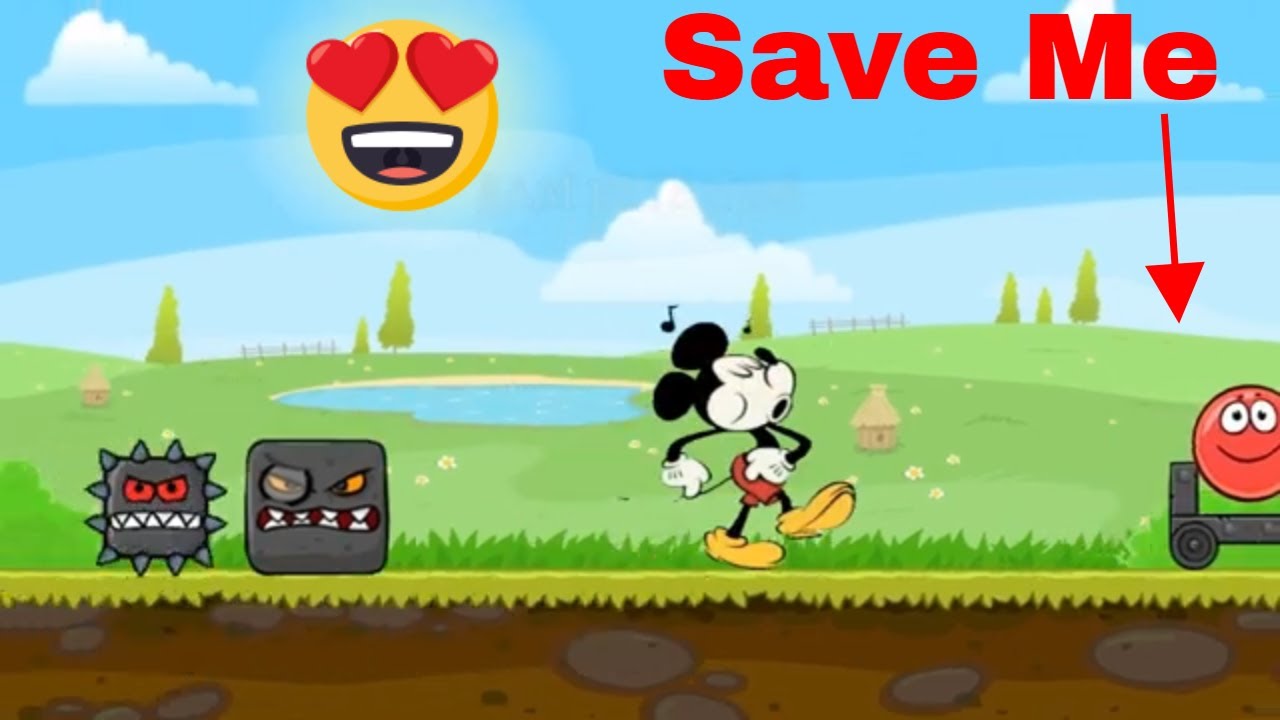 RED BALL 4 MICKY MOUSE - YouTube