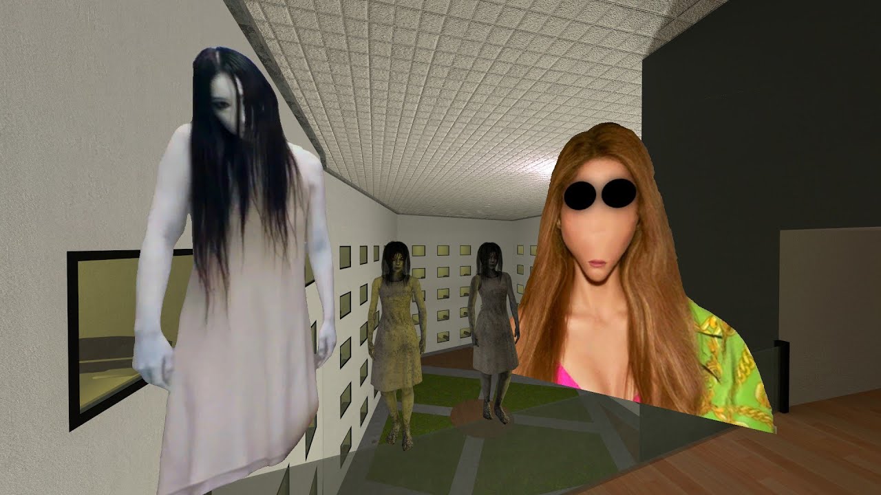 Kayako Saeki and Nightmare Shakira Gmod Nextbot - YouTube