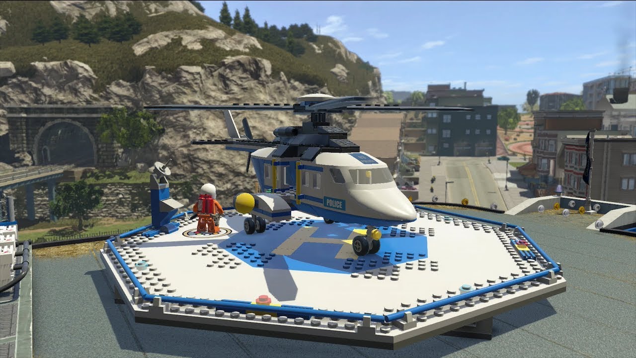 LEGO City Undercover - Chopper Helicopter Free Roam Gameplay - YouTube
