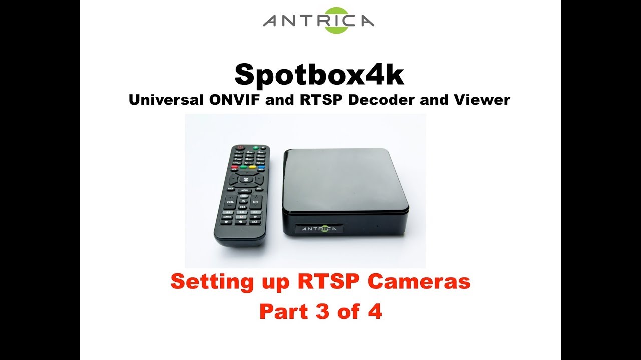 Spotbox4k Adding RTSP cameras - YouTube