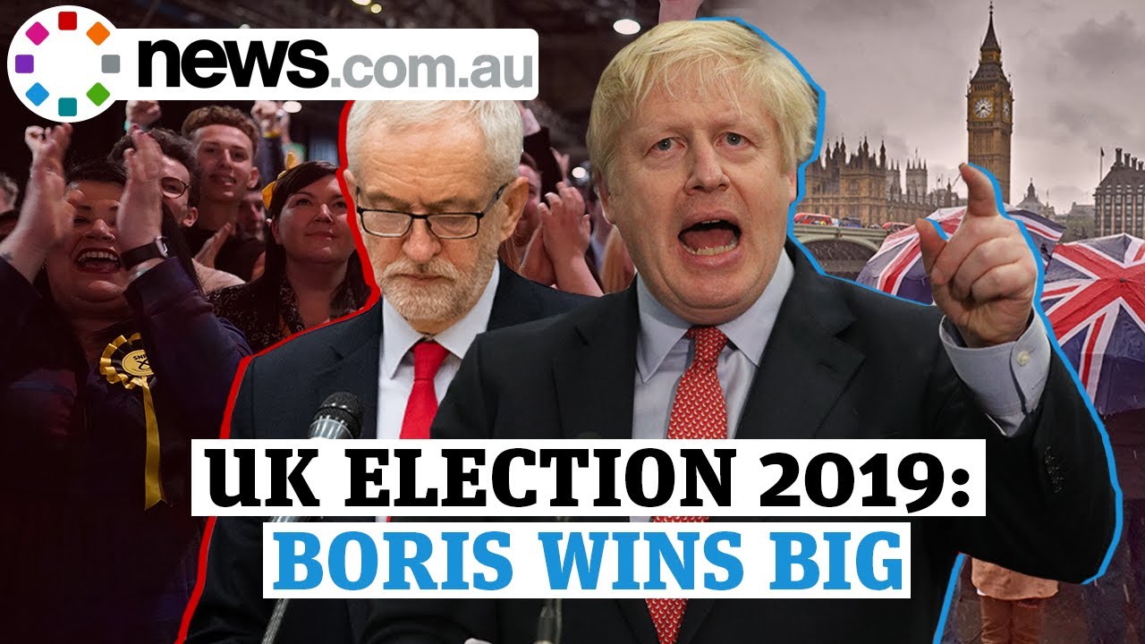 UK Election 2019: Boris Johnson wins conservative majority - YouTube