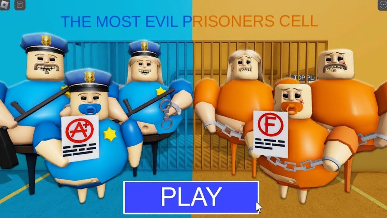 PRISONERS BARRY vs POLICE BARRY PRISON RUN FULL GAMEPLAY - ROBLOX - YouTube
