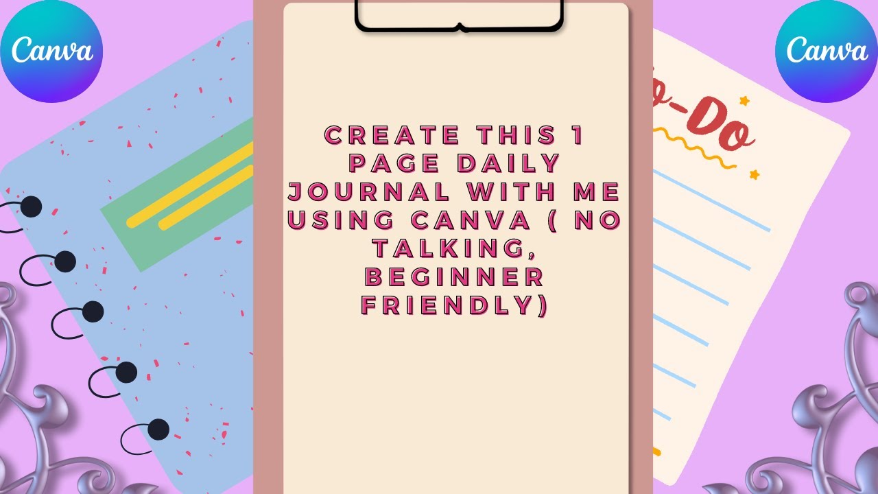 Create a Daily Journal Using Canva to Sell on Etsy. #newbusinessideas ...