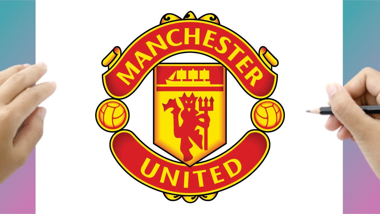Cómo Dibujar el Logo del Manchester United Paso a Paso | Tutorial Fácil ...