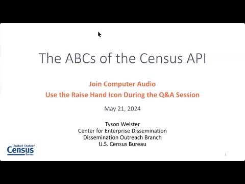 The ABCs of the Census API - YouTube