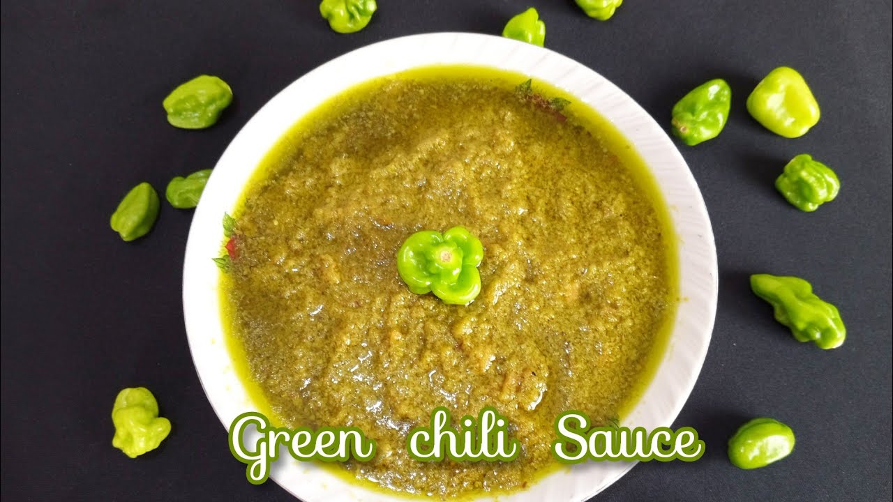 Let's make quick and easy green pepper sauce - YouTube