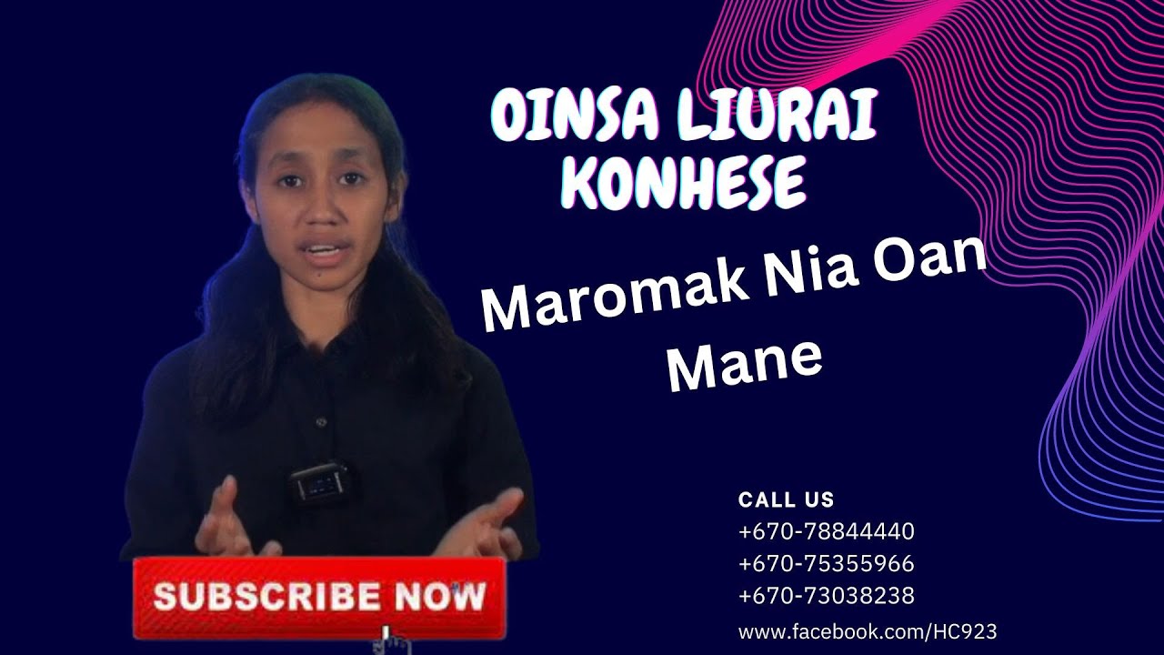 Oinsa Liurai Kunhese Maromak Nia Oan Mane - YouTube