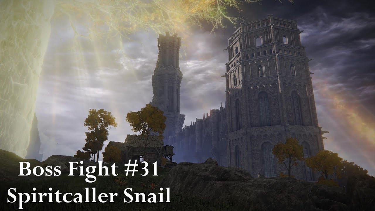 Elden Ring 31st Boss Fight - Spiritcaller Snail - YouTube