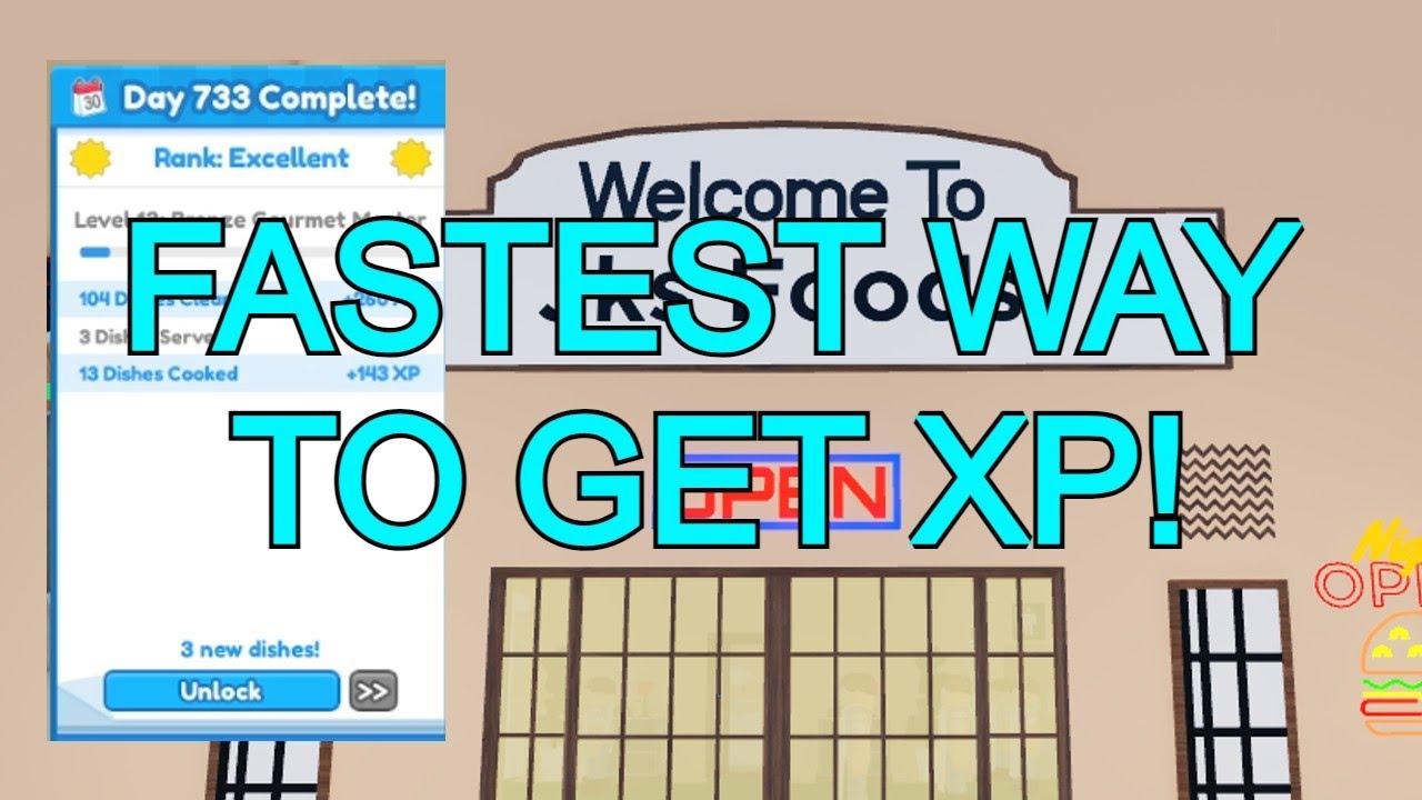 Fastest Way To Get XP! Roblox Restaurant Tycoon 2 - YouTube