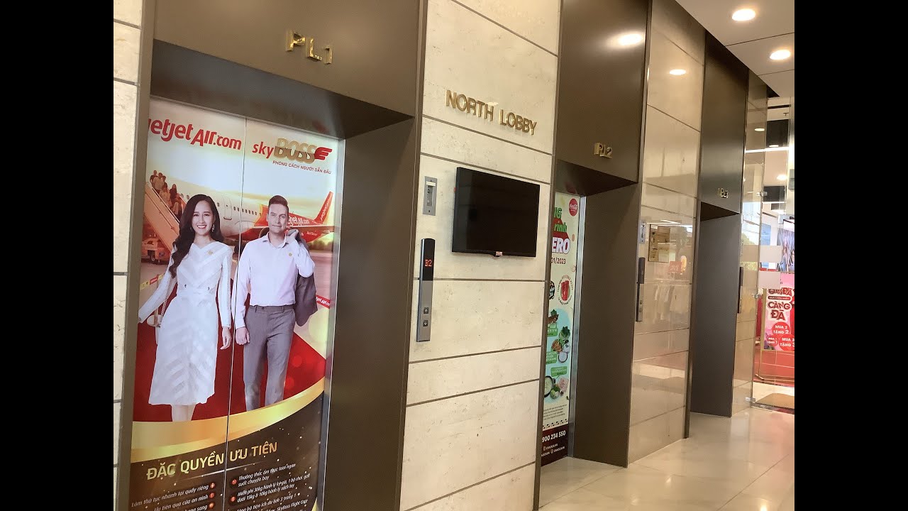 (Retake) Lift Tour At Menas Mall Saigon Airport - YouTube