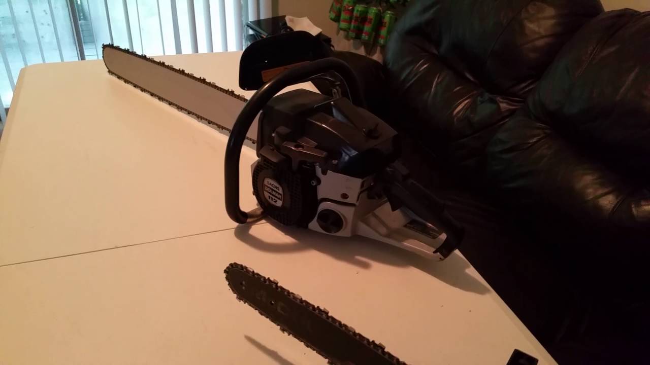 Lefty Enright Dolmar 112 Chainsaw with Mcculloch 130 - YouTube