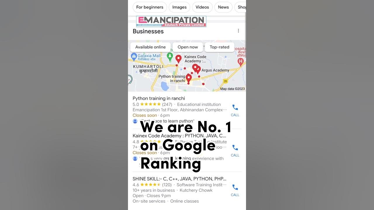 Why Choose Emancipation Edutech For Python Training In Ranchi Youtube