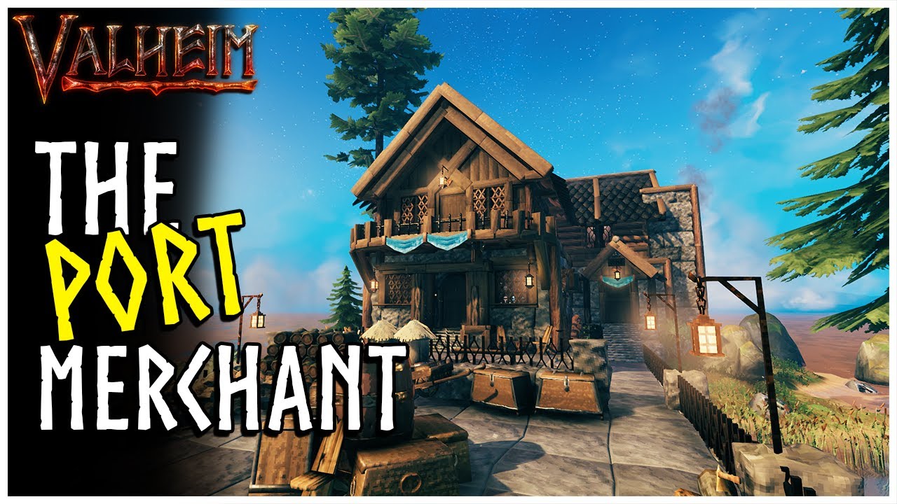 Valheim Mistlands - How to build a Port Merchant House - Build Guide ...
