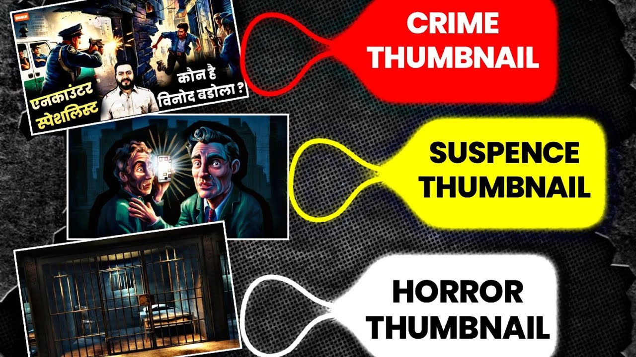 Crime / Horror Stories Thumbnail Kese Bnaye | How to Make Crime Stories ...