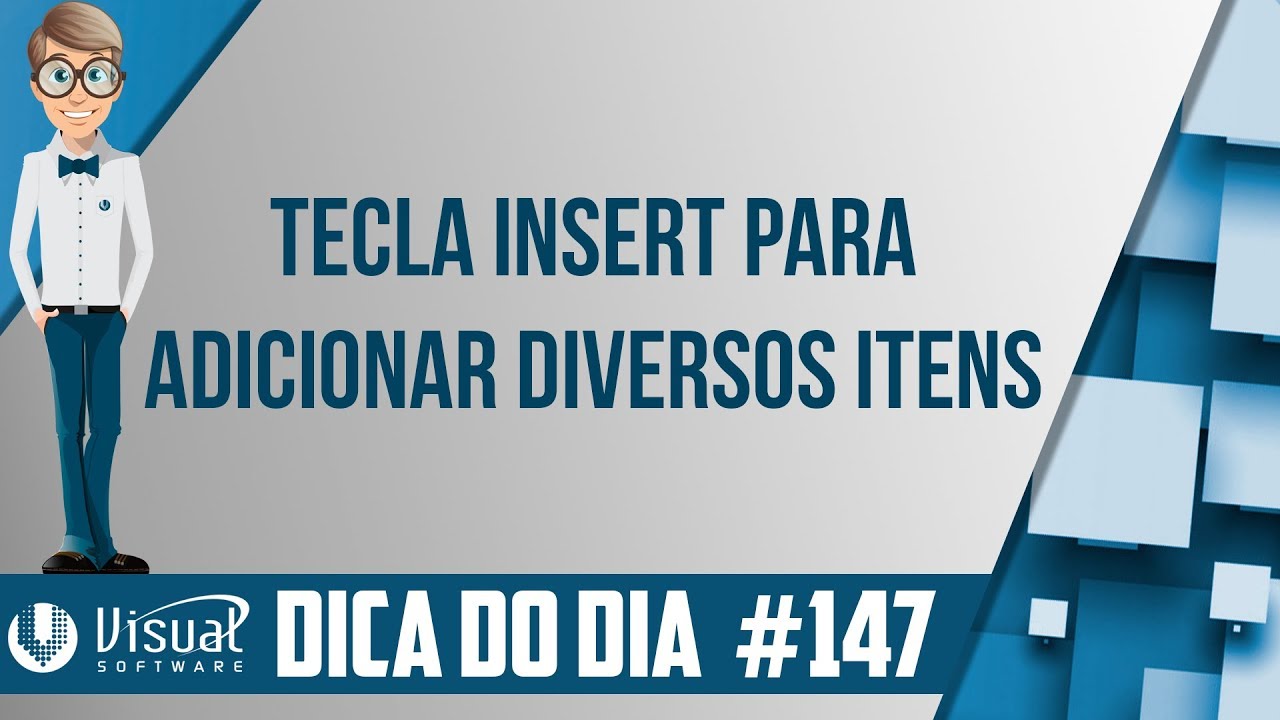 DICA DO DIA - Tecla Insert para adicionar diversos itens #147 - YouTube