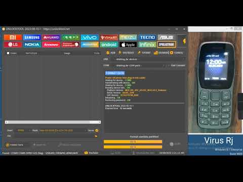 Nokia 105 TA-1423 Unlock By Unlocktool Virus Rj