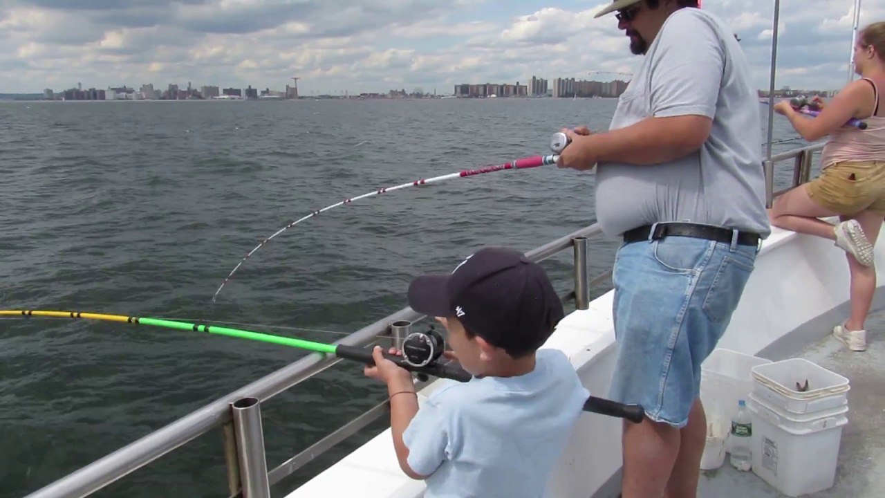 OCean Eagle kids fishing - YouTube