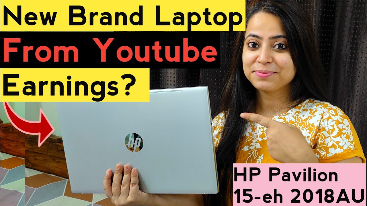 I Bought NEW LAPTOP From YouTube Money? | HP Pavilion 15-EH2018AU Ryzen ...